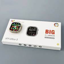 HY ULTRA 2 Bluetooth Calling Smart Watch with Heart Monitor,Multi Faces ...